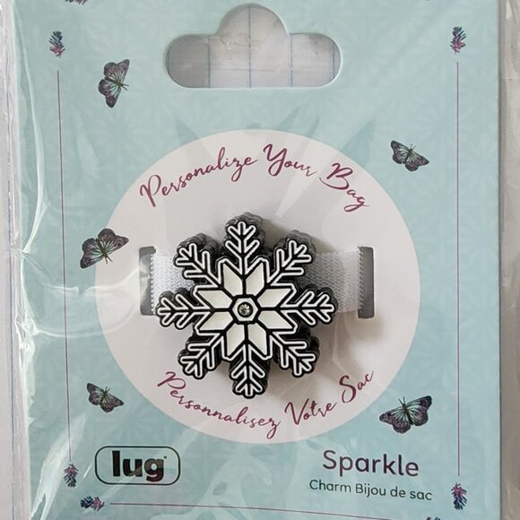 lug | Bags | Lug Sparkle Novelty Bag Charm Snowflake | Poshmark